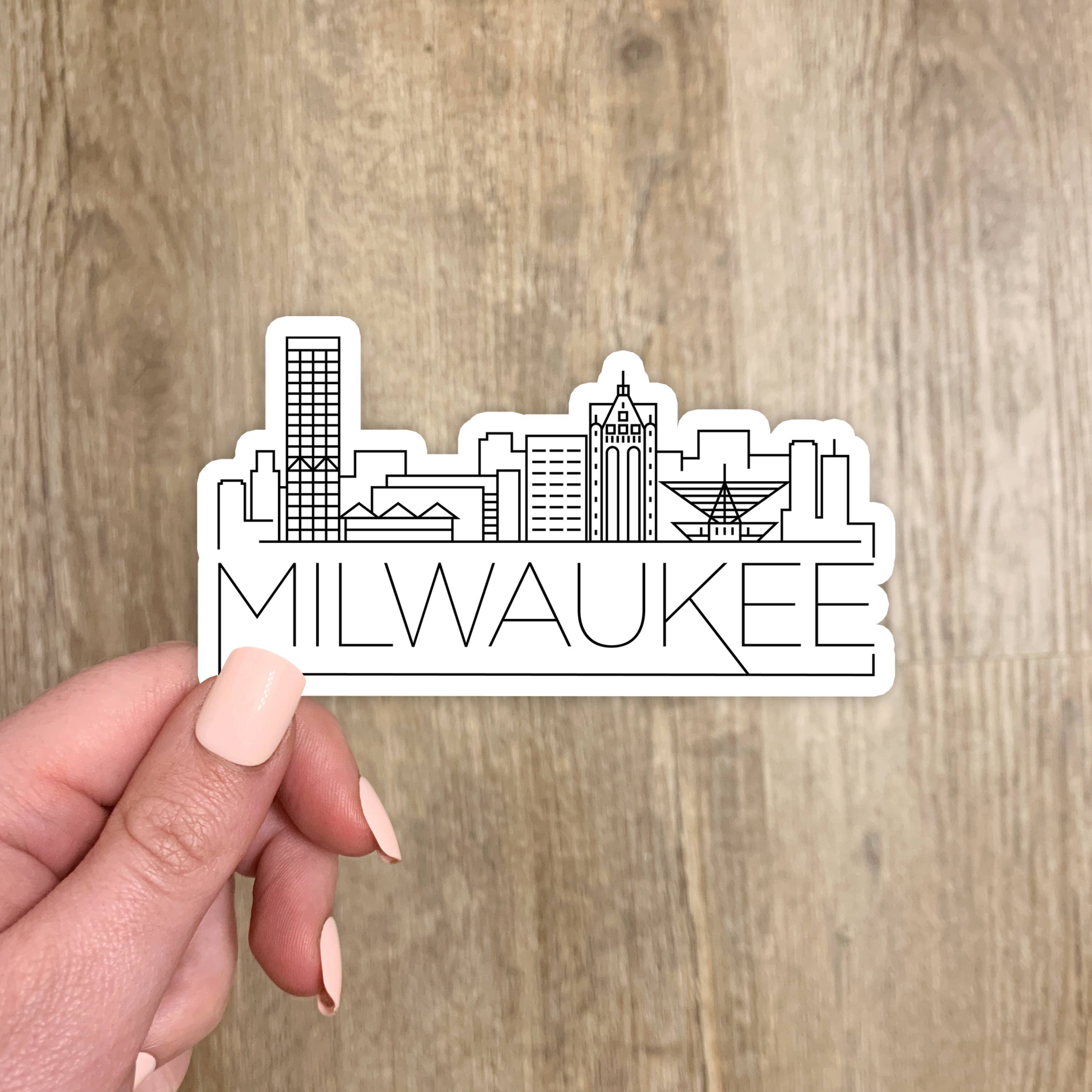 Milwaukee Skyline Sticker | Yola's Cafe - Online Ordering for Pickup